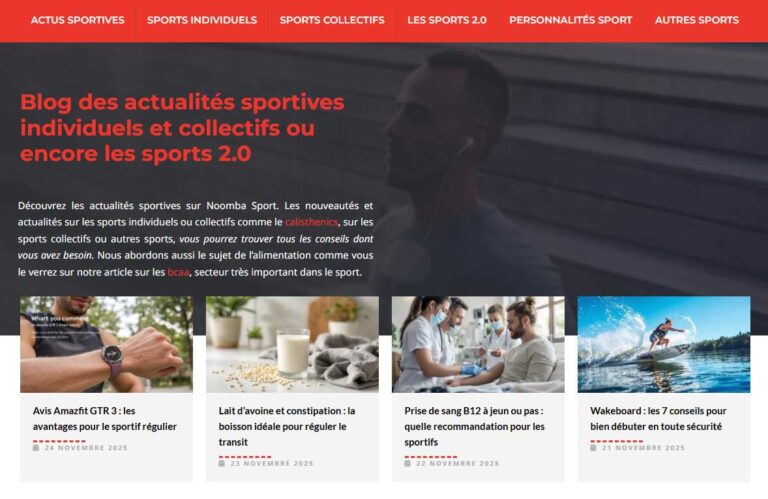 Noomba sport : comment utiliser cette plateforme pour optimiser votre ...